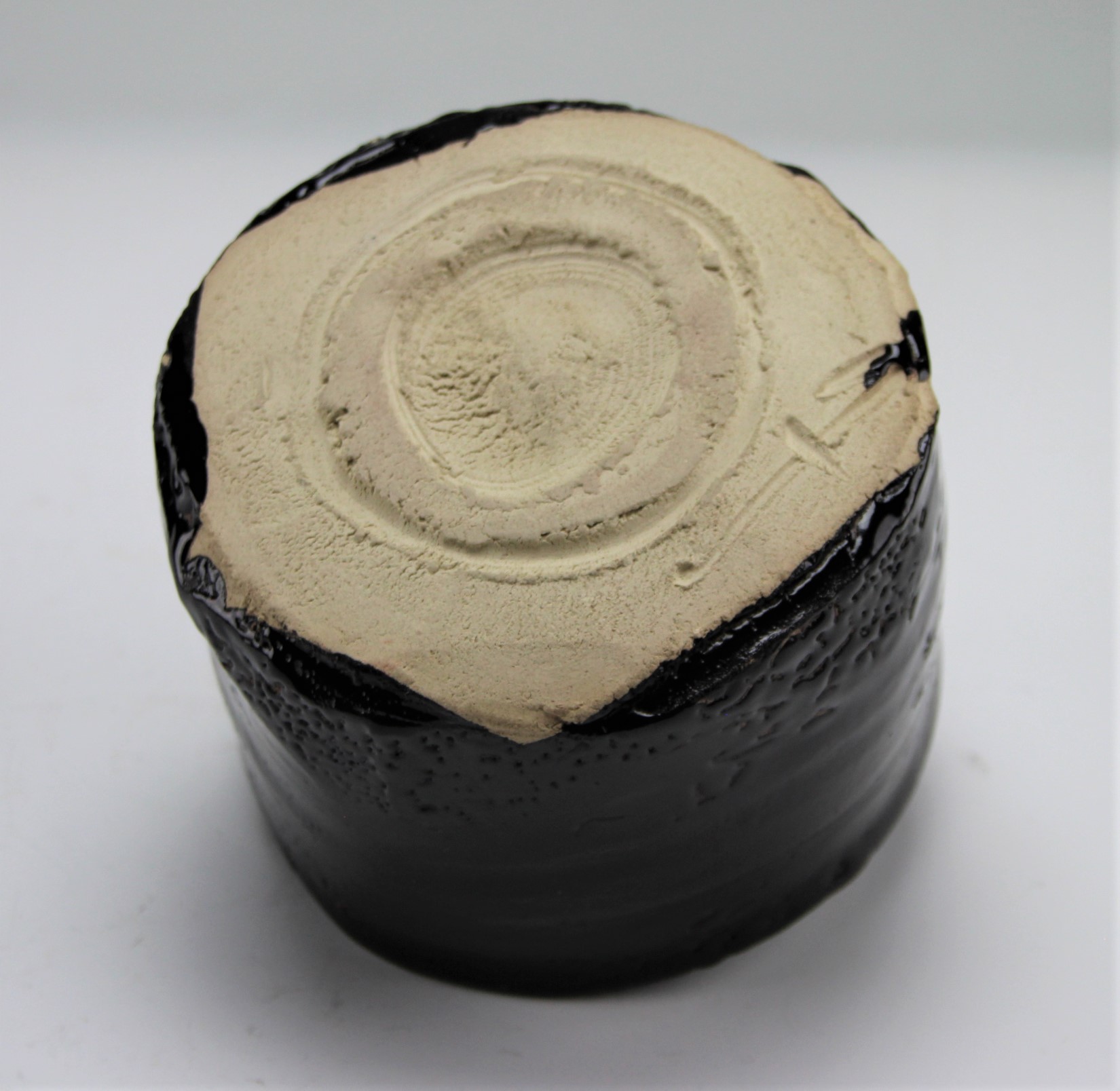 加藤卓男 瀬戸黒茶碗 kato, takuo setoguro bowl | 古美術 山田幽篁堂